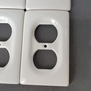 Vintage Outlet Cover Porcelain off White Lot 8 - Etsy