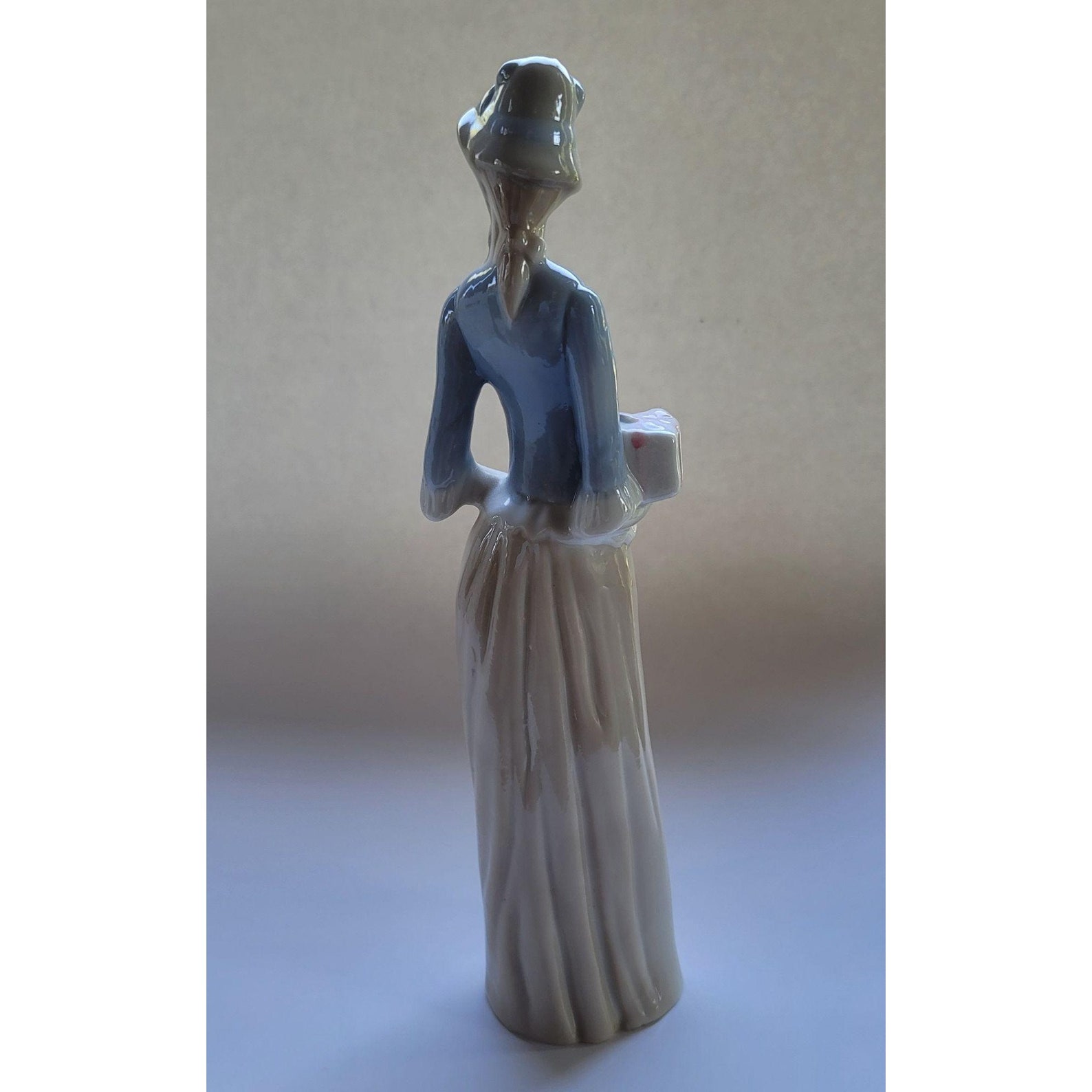 Victorian Porcelain Lady Figurine With Umbrella and - Etsy