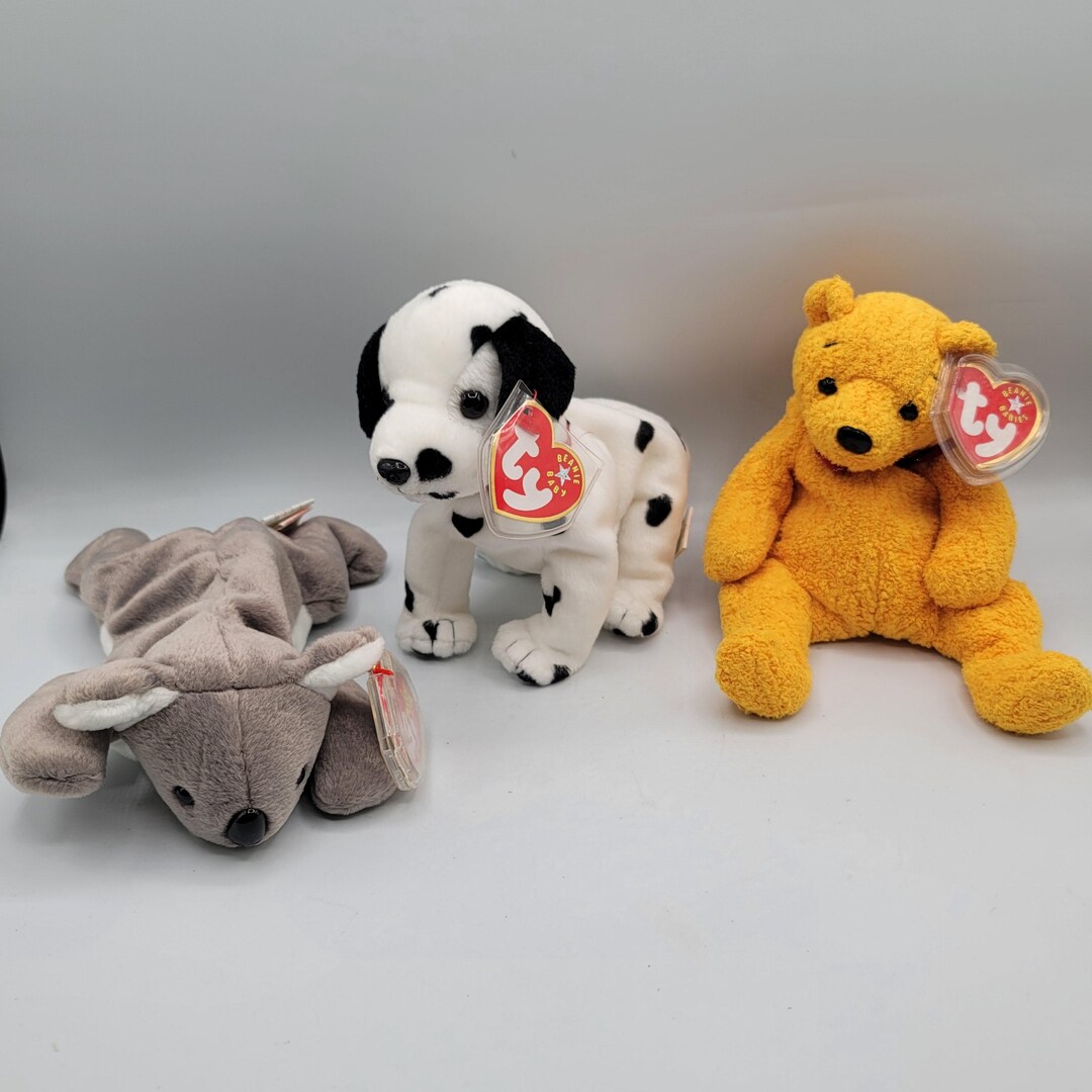 Vintage TY Beanie Baby Plushie Toys Poopsie Dizzy Mel - Etsy