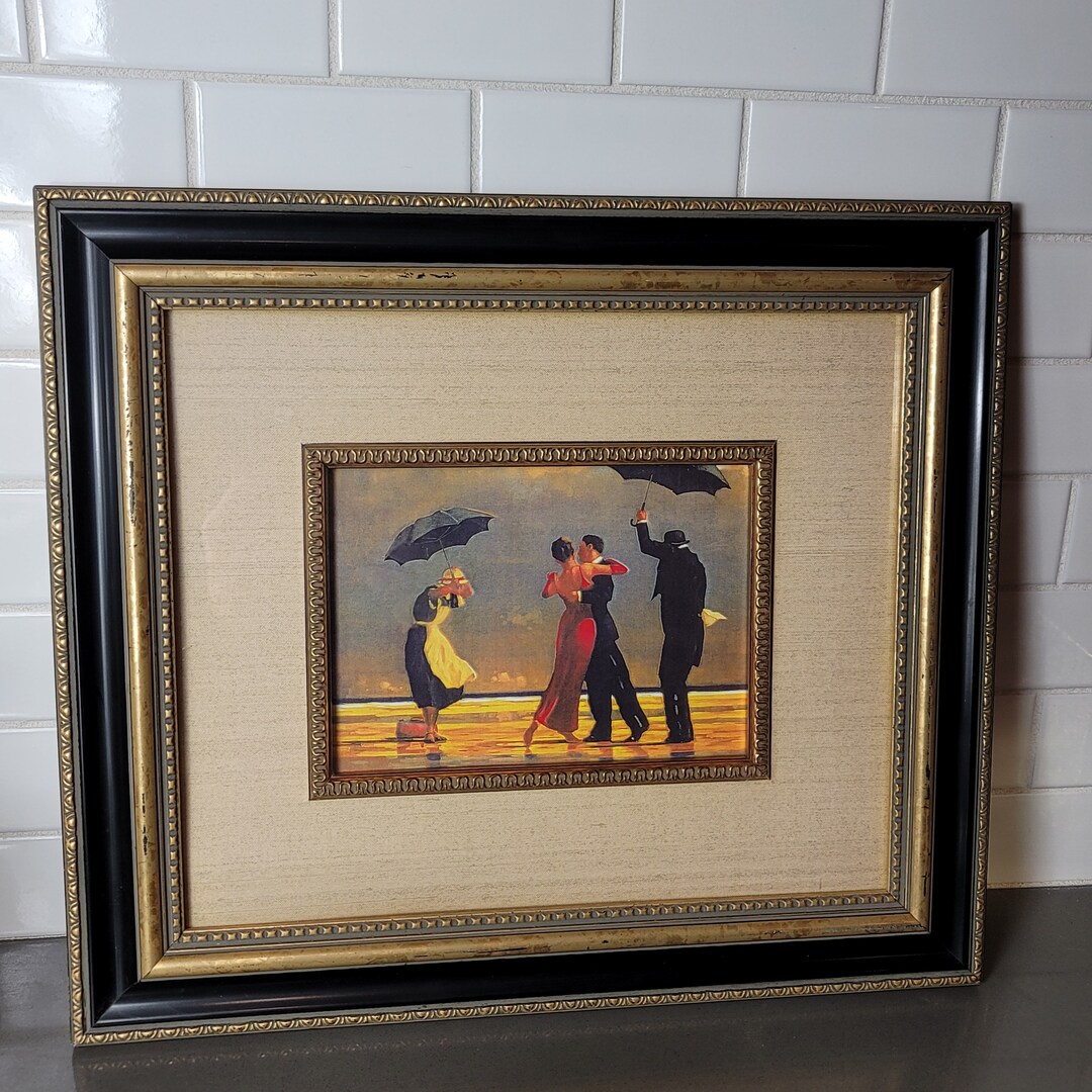 The Singing Butler Jack Vettriano Picture Framed Matte Glass 13 Inch - Etsy