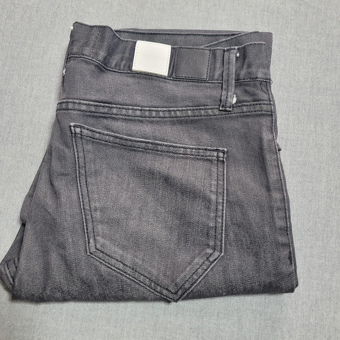 Vintage Analog Creeper Skinny Jeans Mens 34 Black Denim Punk Streetwear ...