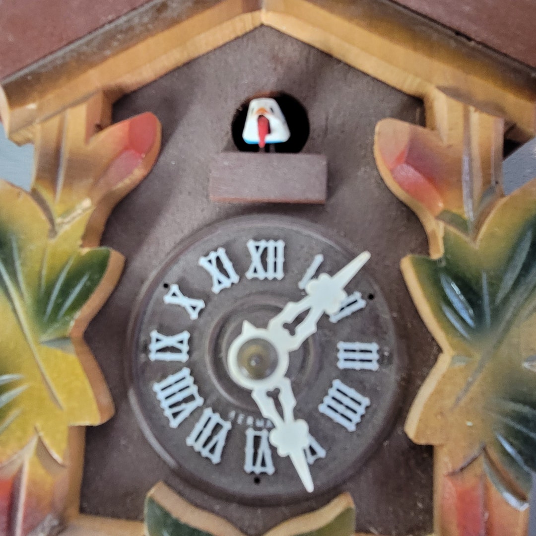 Antique Cuckoo Clock,vintage German Wooden Cuckoo Clock - Etsy