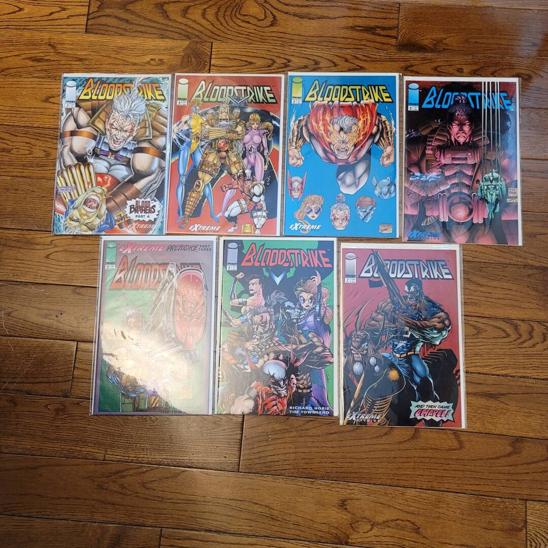 Vintage Comics, Bloodstrike Extreme Comic Books - Etsy