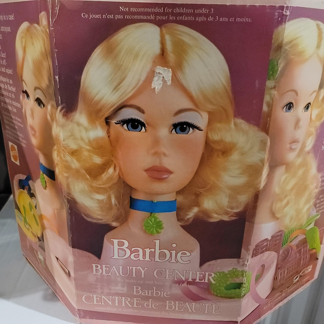 Barbie Beauty Center Hair Styling Makeup Vintage Original Box Mattel ...