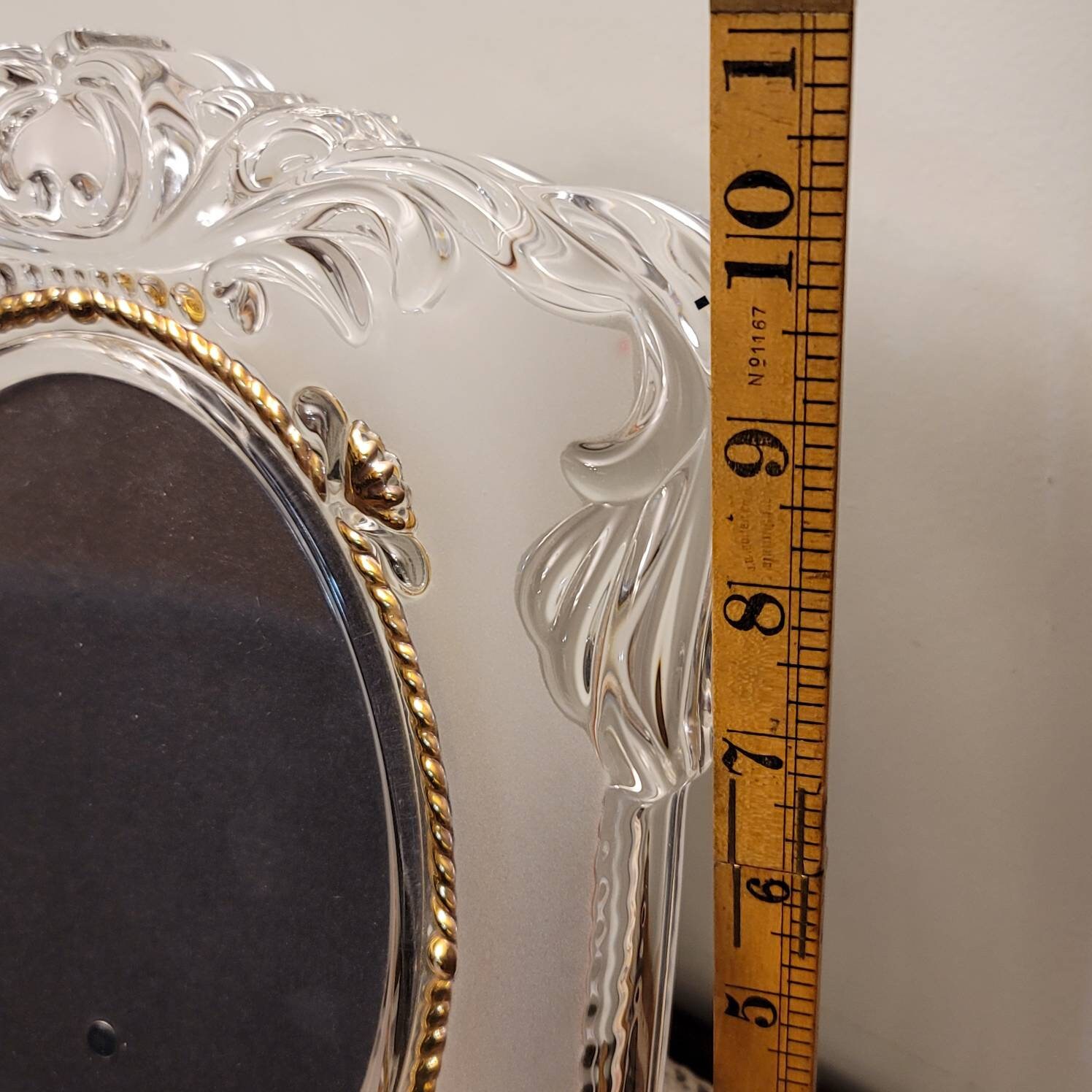 Vintage Mikasa Luxury Princess Photo Crystal Frame With Oval - Etsy