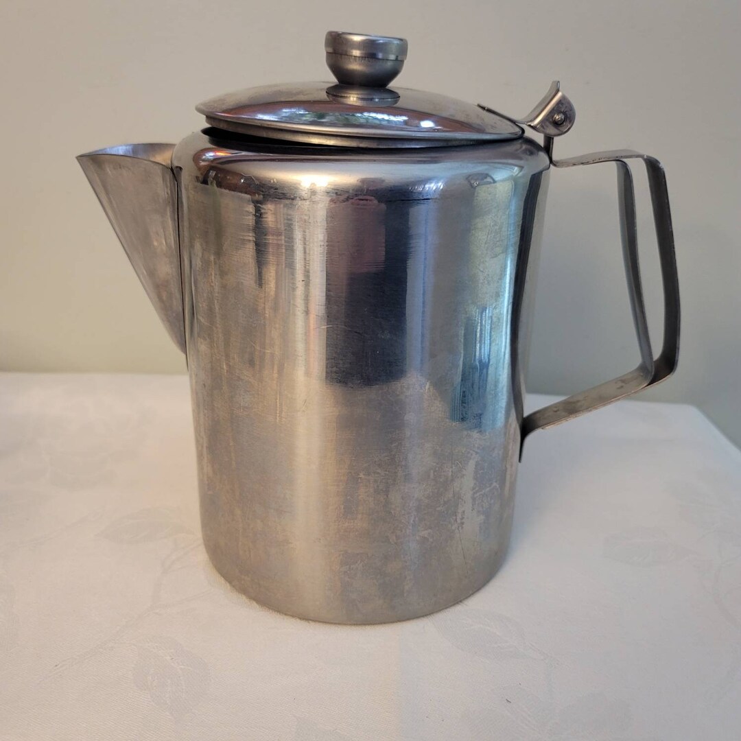 Tea Pot Stove Top Made in Korea Stainless Steel 8 Cups Commercial ...