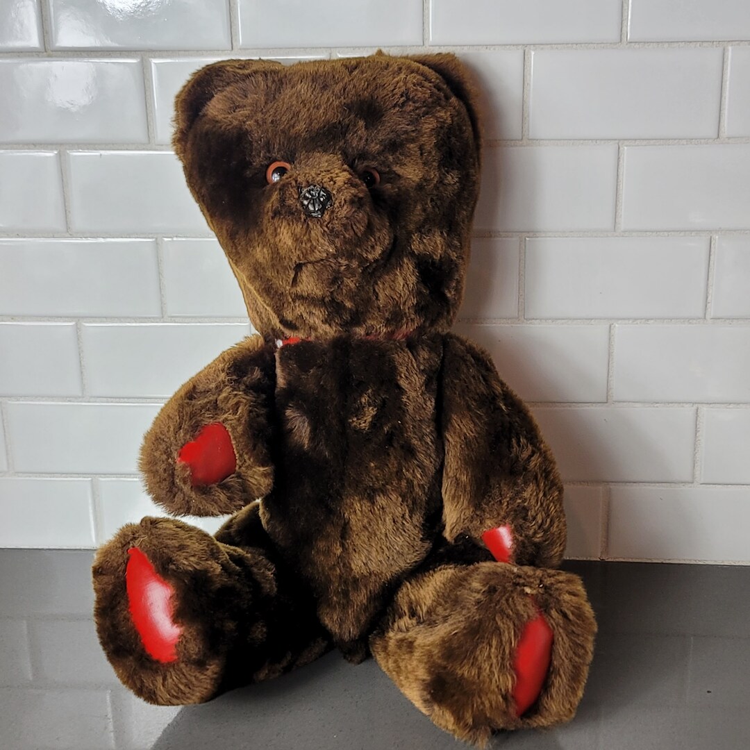 Antique Jointed Brown Teddy Bear Plushie Toy We Pay Us Tariffs - Etsy UK