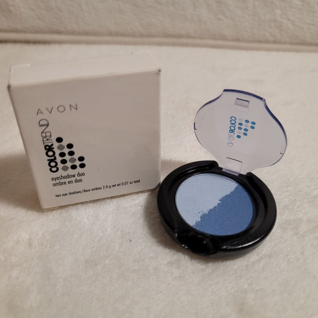 AVON Blue Eyeshadow Duo Blue Wave Vintage - Etsy