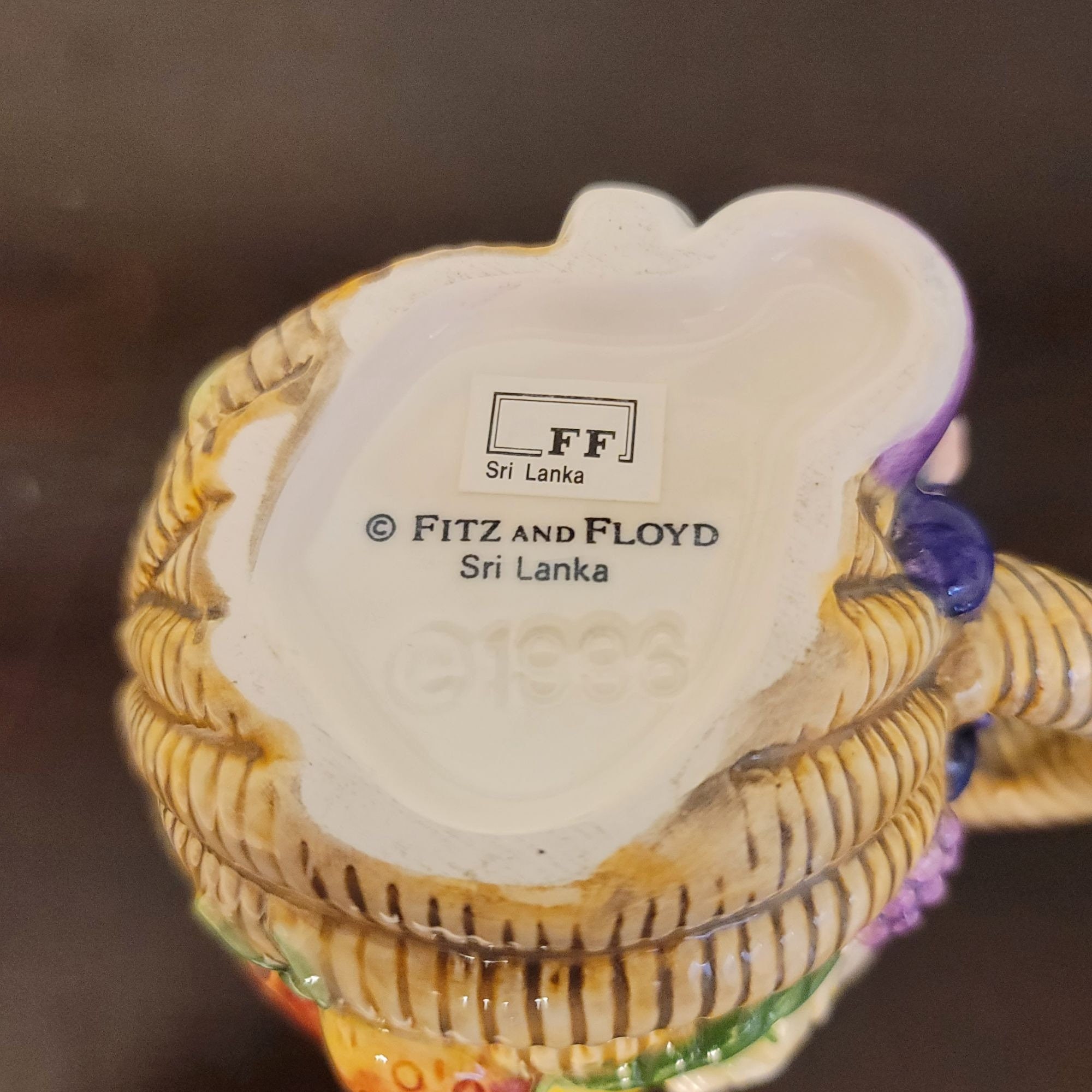 Vintage FITZ and Floyd Creamer Fruit Design - Etsy