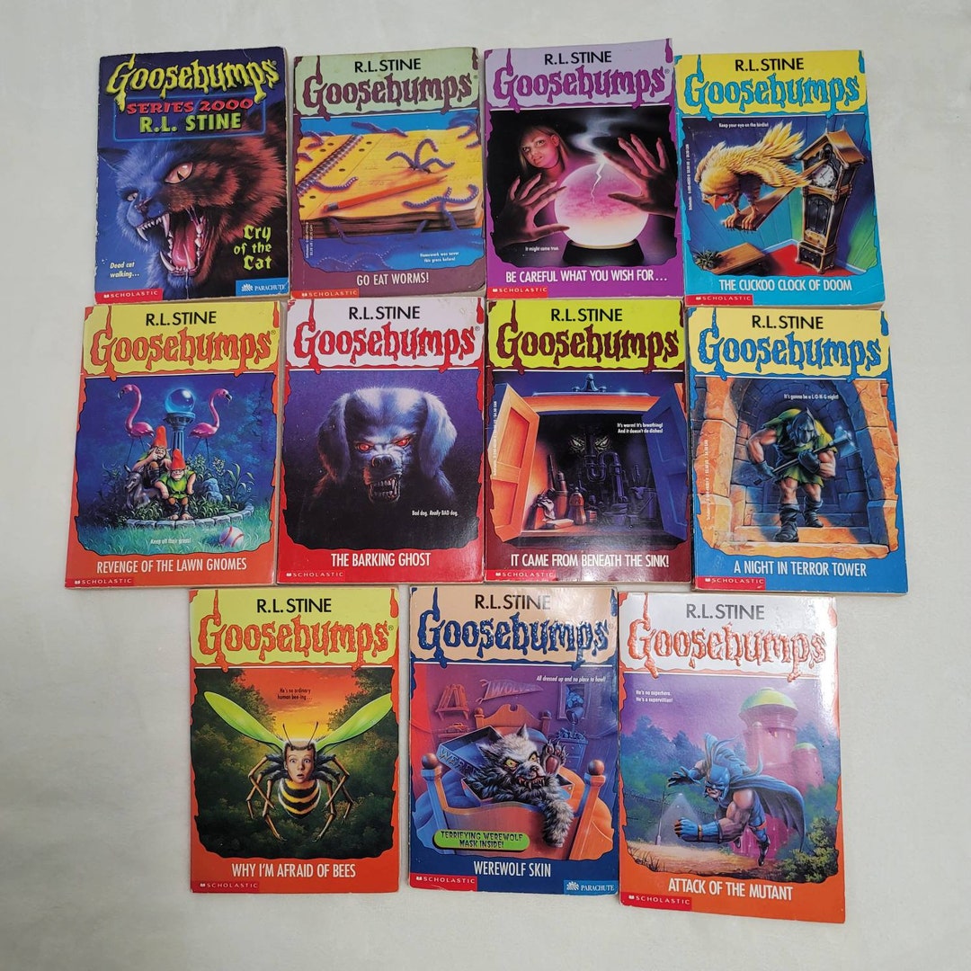 Goosebumps R.L. Stine Scary Books - Etsy