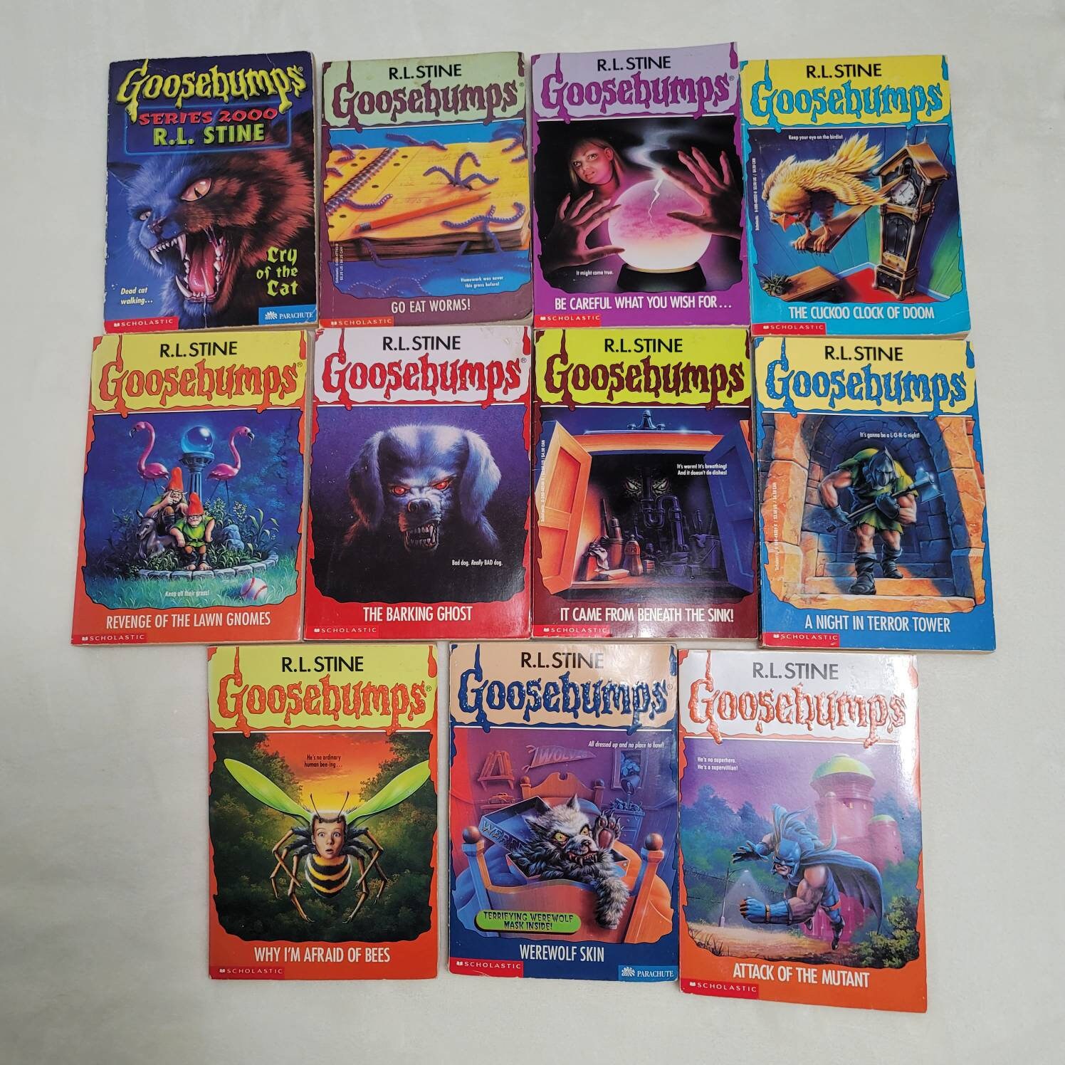 Goosebumps R.L. Stine Scary Books - Etsy