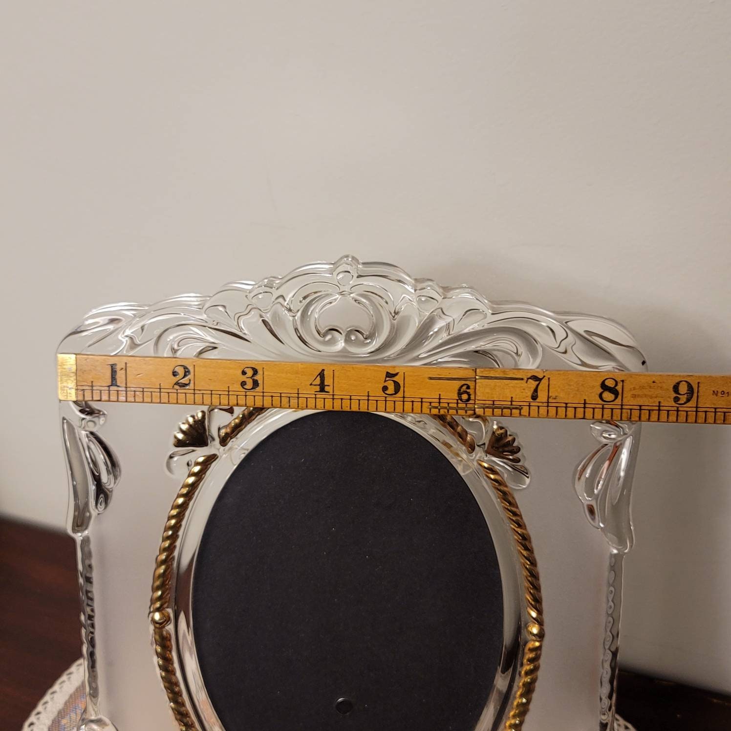 Vintage Mikasa Luxury Princess Photo Crystal Frame With Oval - Etsy