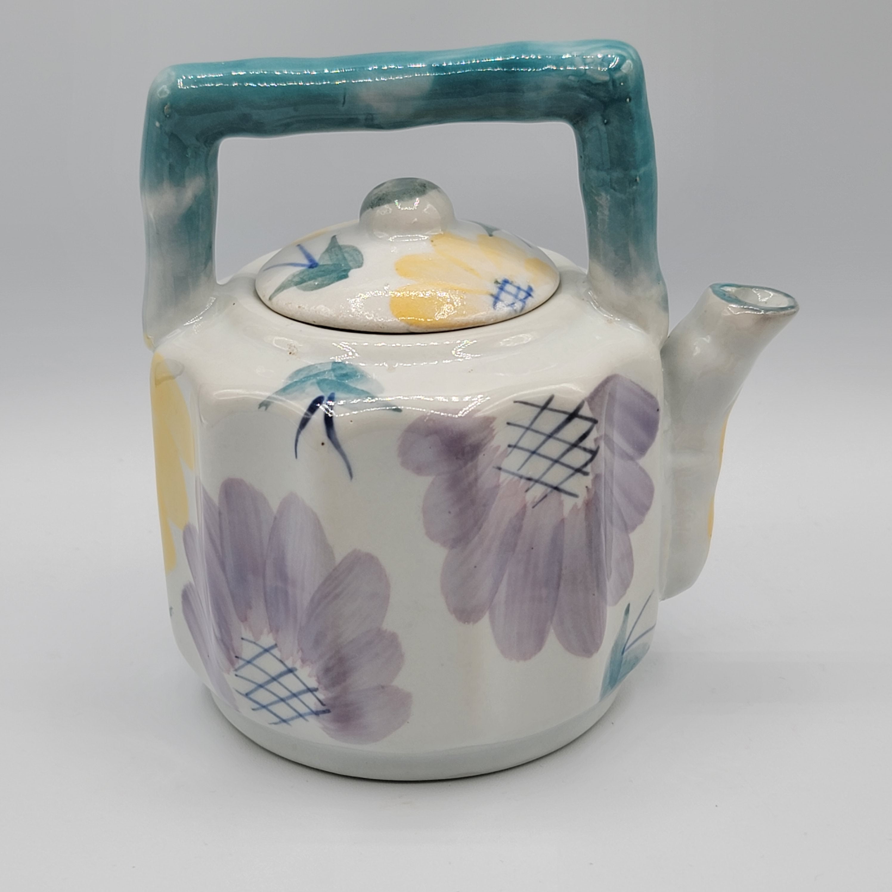 Single Cup Teapot for One Floral Porcelain - Etsy