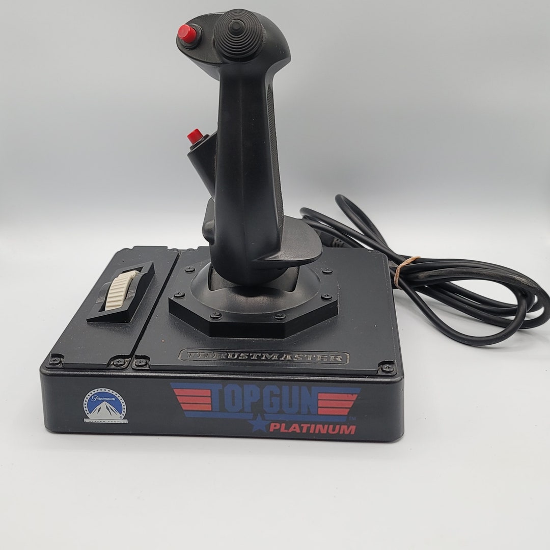 Top Gun Joystick Thrustmaster Platinum Paramount 1990s PC Gaming - Etsy