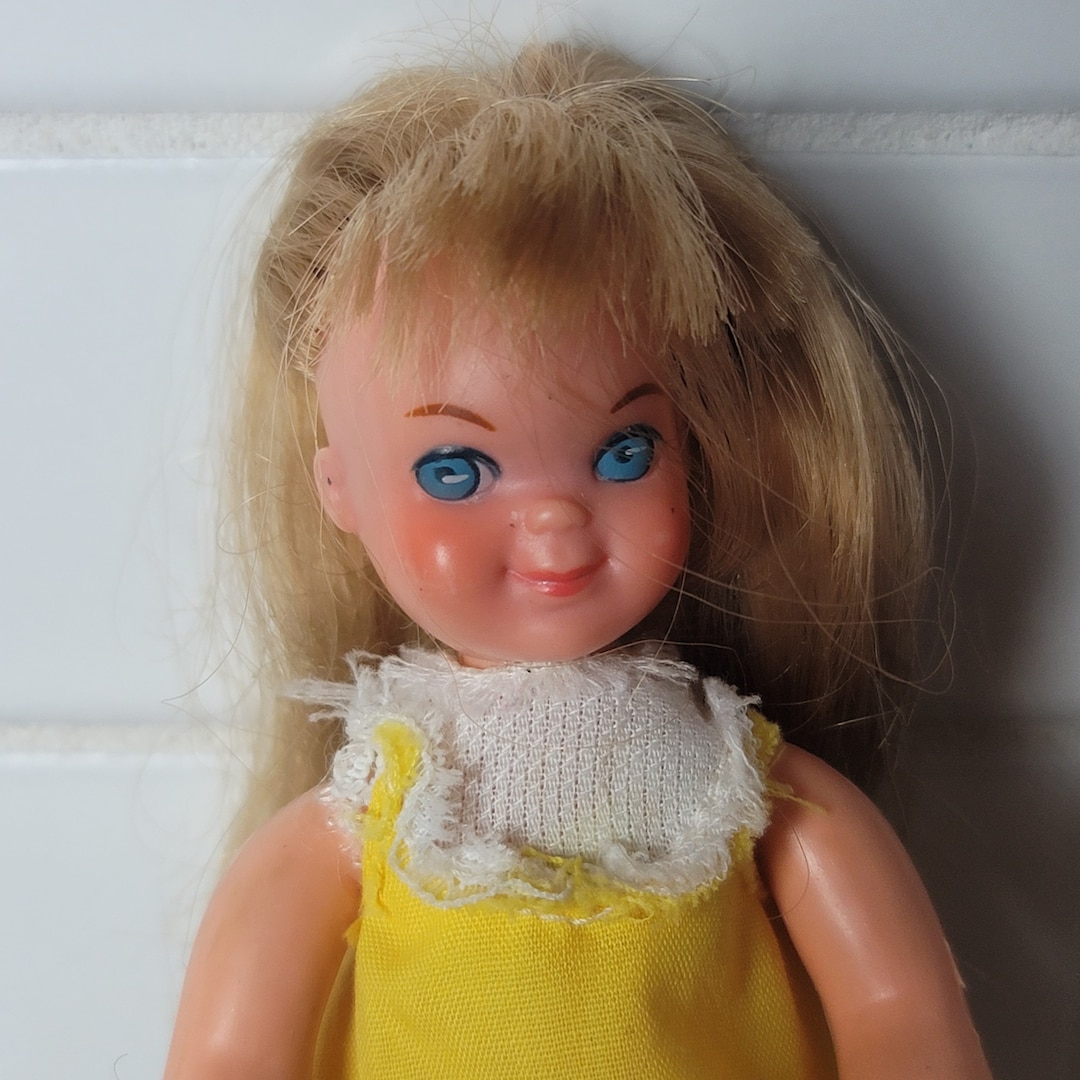 1965 Mattel Tutti Barbie Sister Bendable Blond Doll - Etsy