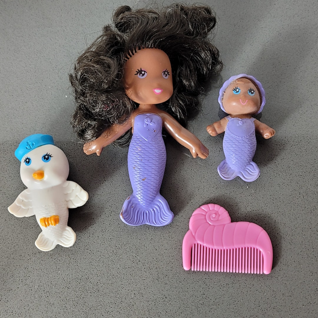 Sea Wees Tropigals Pearl Baby Scale Gully Mermaid Kenner Seahorse Comb ...
