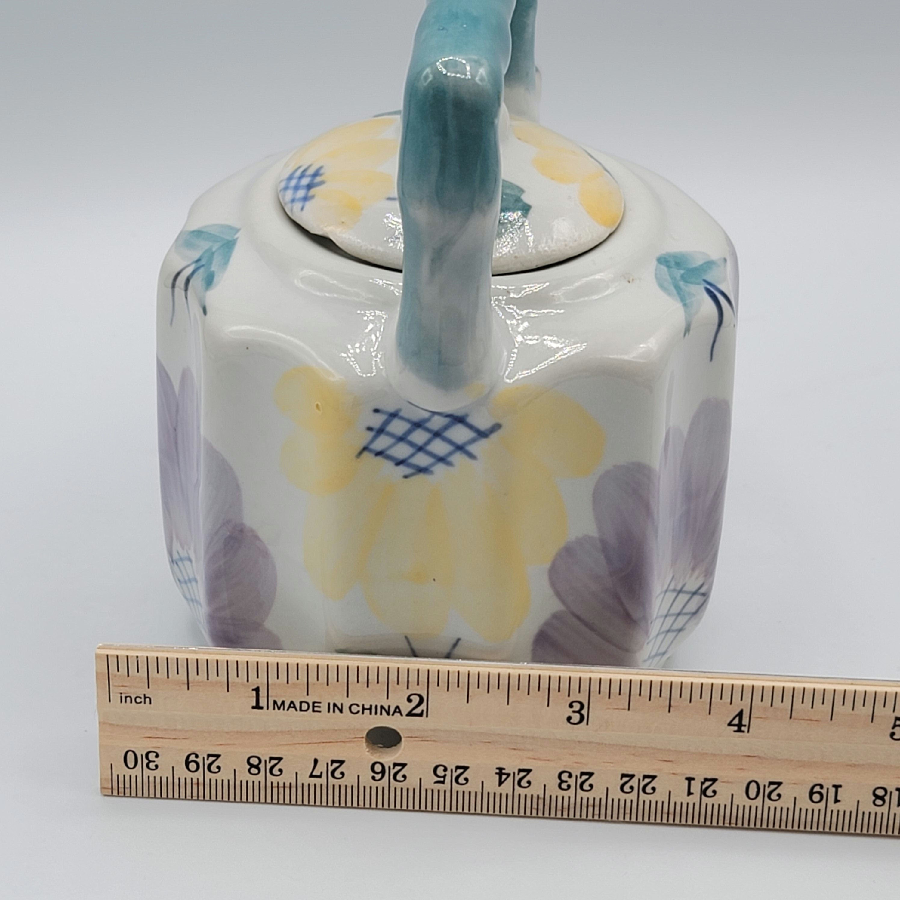 Single Cup Teapot for One Floral Porcelain - Etsy