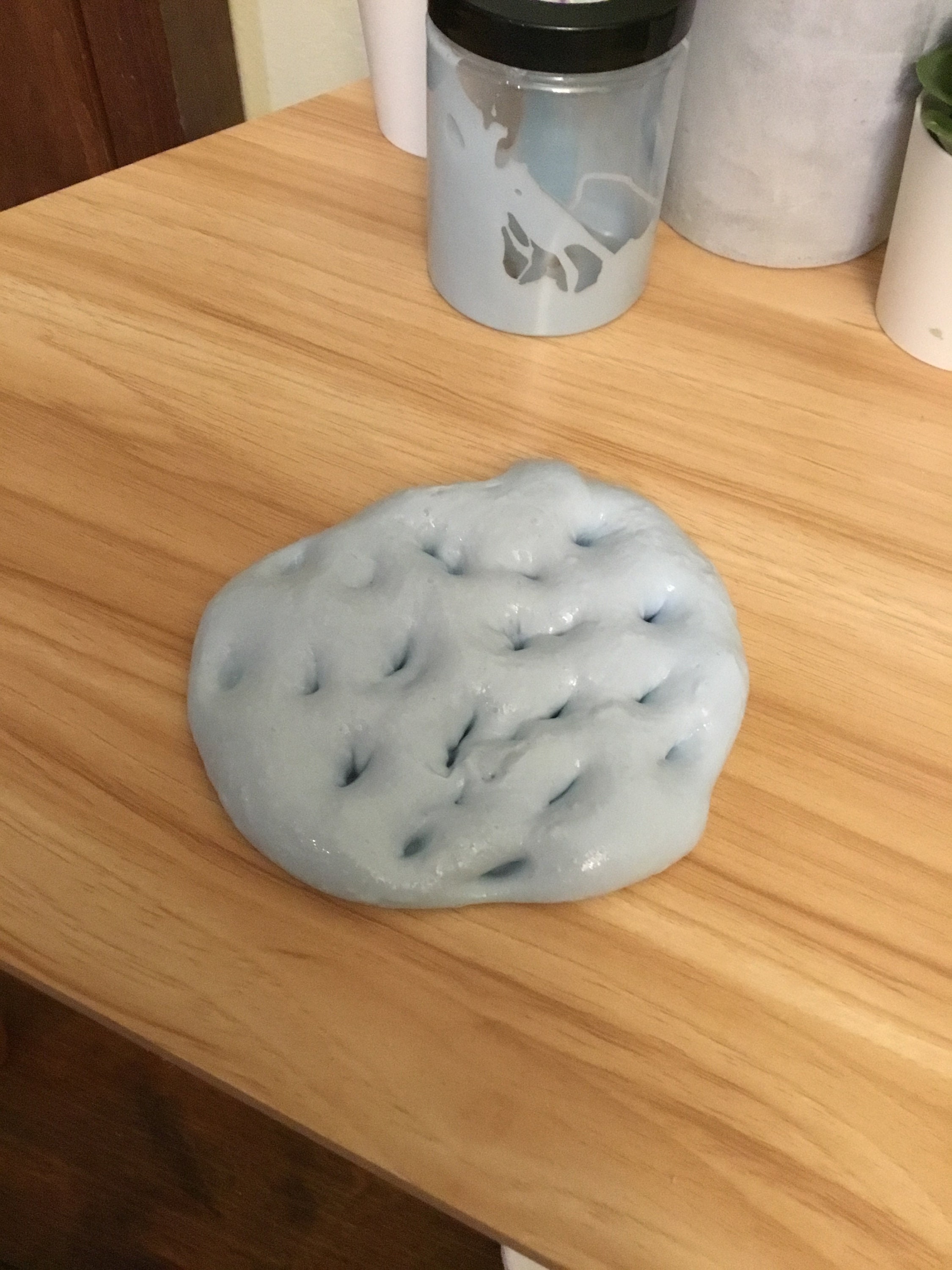 Shark Bubble Gum Clicky White Slime - Etsy