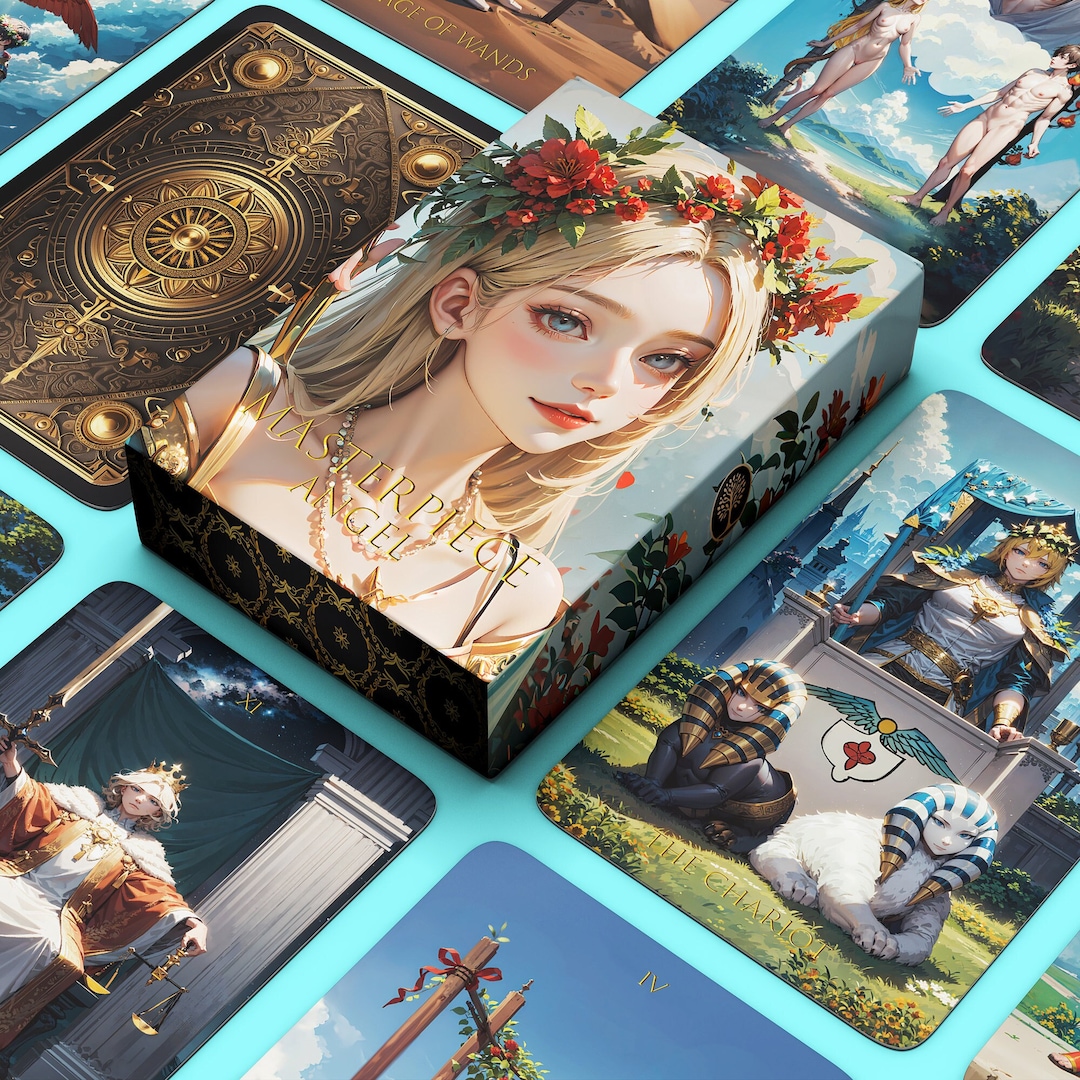 Masterpiece Tarot Deck, Art Tarot Deck, Tarot Deck and Guide, Beginner ...
