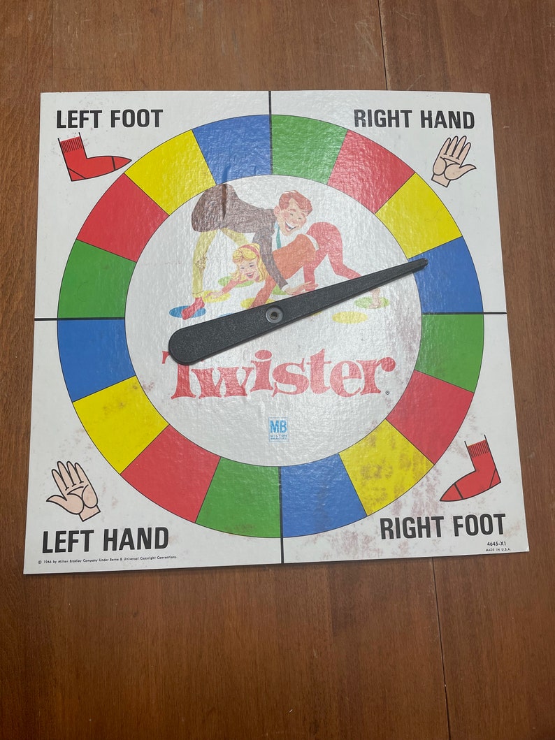Vintage Twister - Milton Bradley Board Game (1974) - Etsy