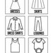 Clothing Labels for Dresser Drawers, Baby, Kids, Closet Storage ...
