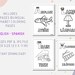 Bilingual Alphabet Vocabulary Coloring Pages | English Spanish A-Z ...