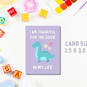 Positive Affirmations Printable Dino Flashcards | Cute Dinosaur Quotes ...