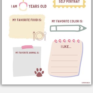 All About Me Printable Worksheet | Get to Know Me Activity Page ...