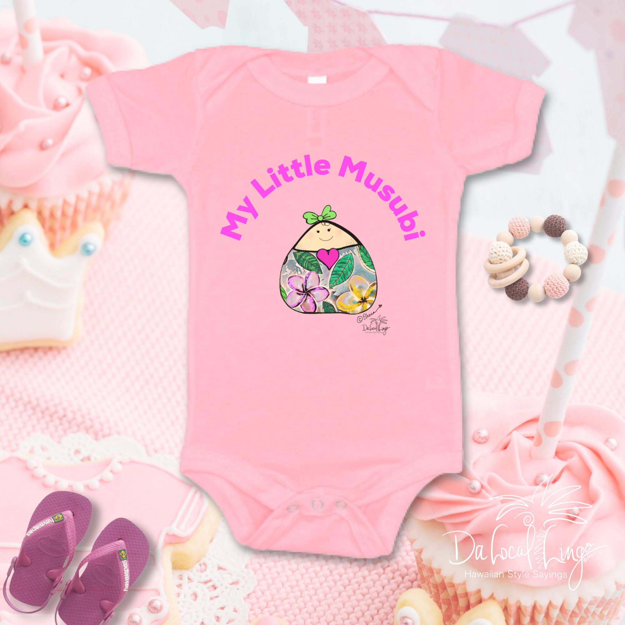 My Little Musubi, Baby Girl Onesie Shirt, Original Designs by Da Local ...