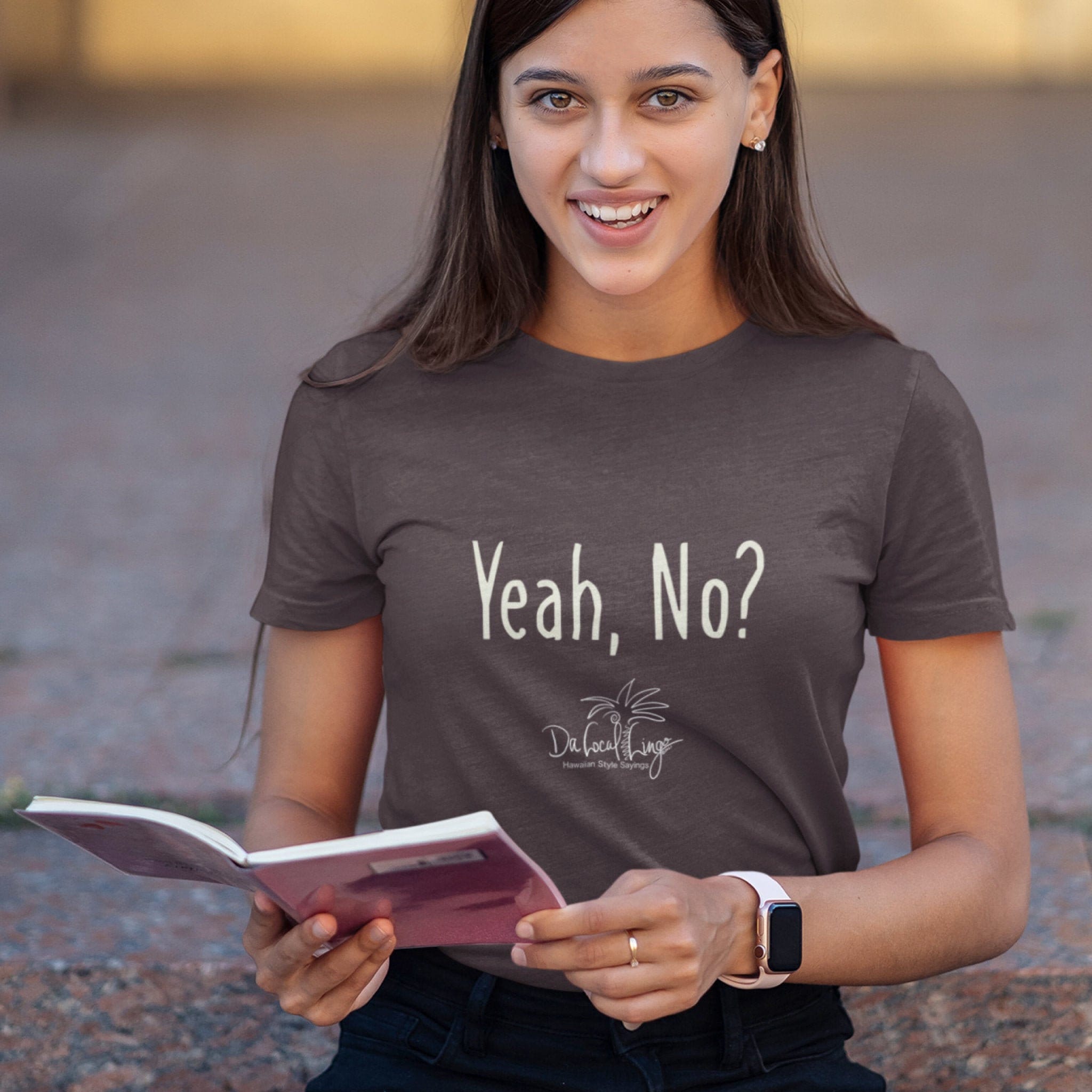 YEAH, NO? Hawaiian Style Saying T-shirt, Dakine Pidgin English, Funny ...