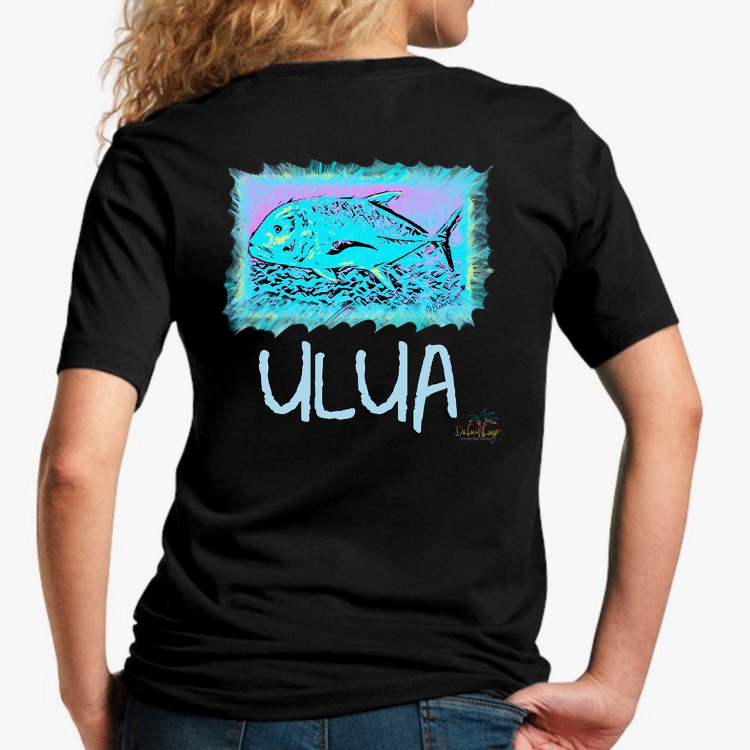 ULUA Hawaiian Fish Design T-shirt by Da Local Lingo, Ocean Fish Design ...