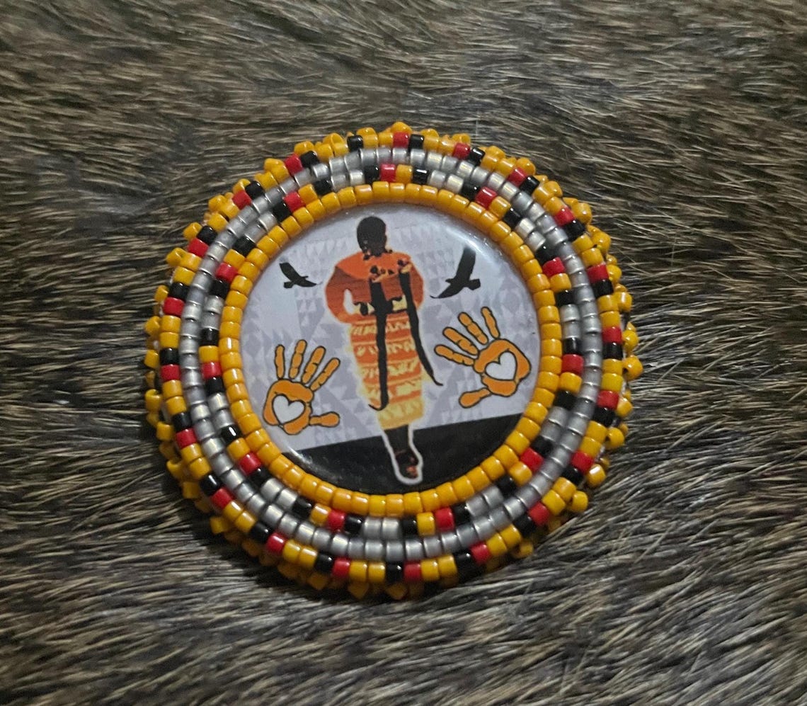 Beaded Every Child Matters Pin - Etsy Canada