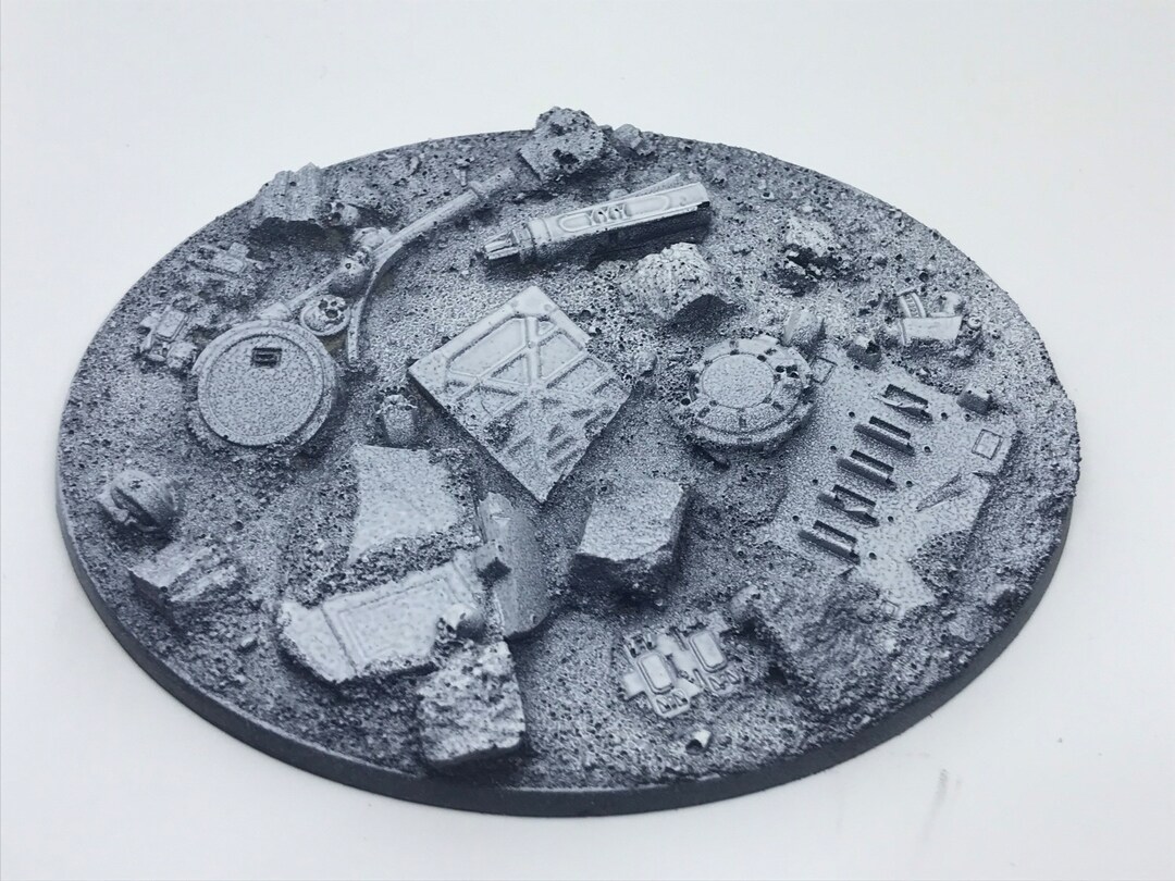 One (1) Warhammer 40K Resin City Ruin 120mm Oval Base - Etsy