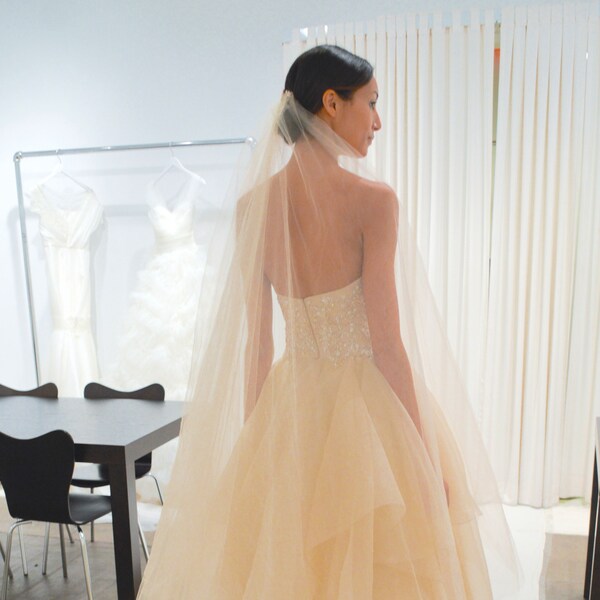 Champagne Veil - Etsy