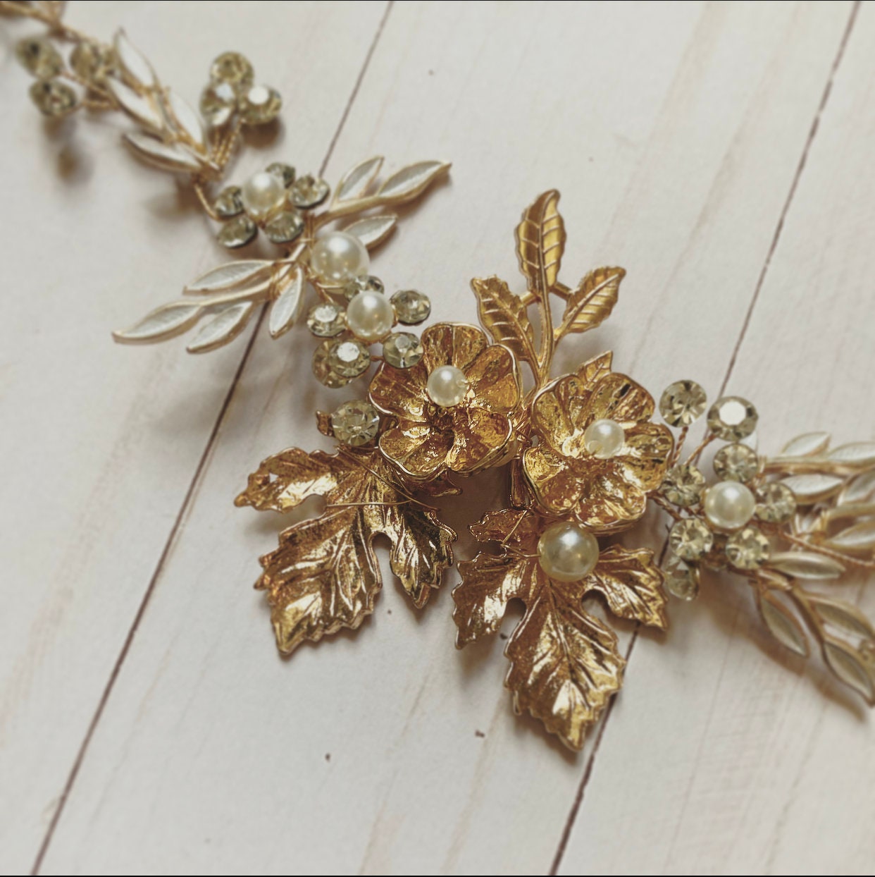 Autumn Golden Flower Crown Fall Wedding Flower Crown Metal - Etsy