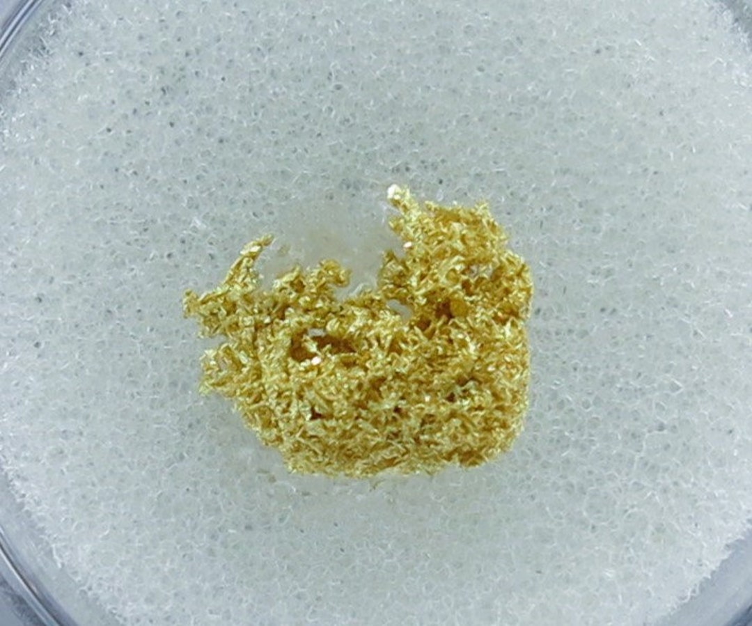 Native Gold, Alto Gold Mine, Olinghouse District, Pah Rah Range, Washoe ...