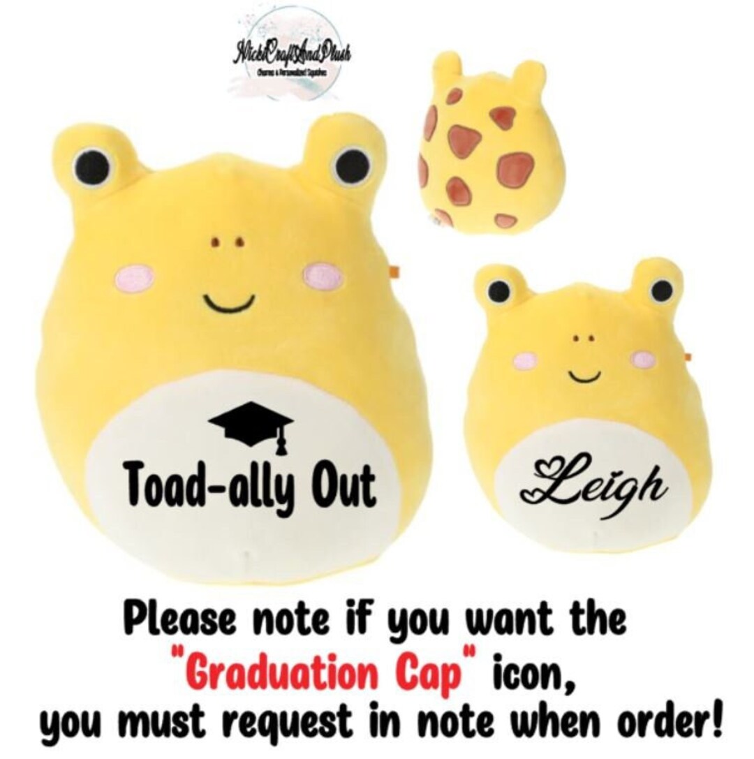 Personalized Squishie Plush Toy/squishmallow Toad Garden Squad/ Custom ...