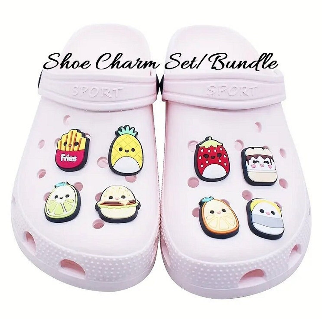Fruit Shoe Charm Set/bundle, Shoe Charm Set, Bag Charm Set, Cute Shoe ...