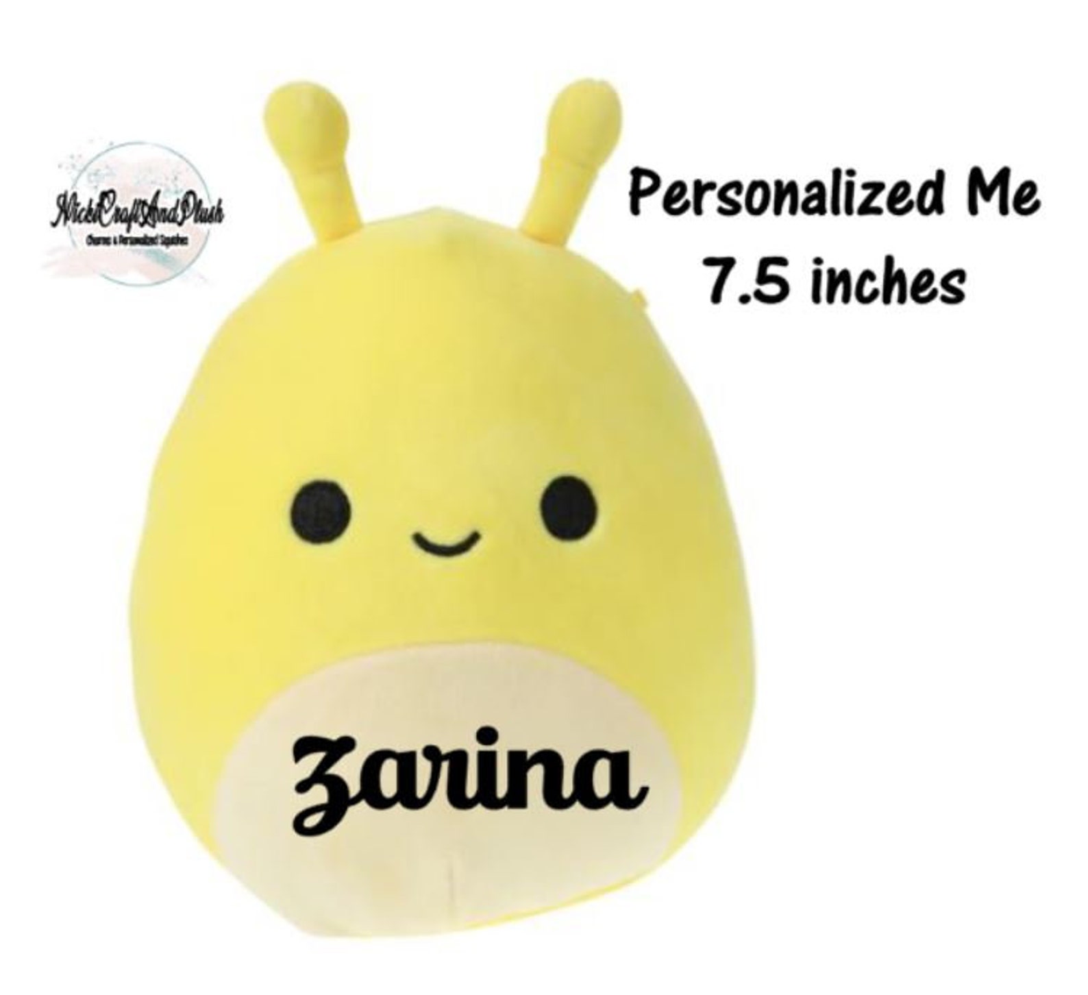 Squishmallow Slug Garden Squad/personalized Squishmallow Zarina the ...