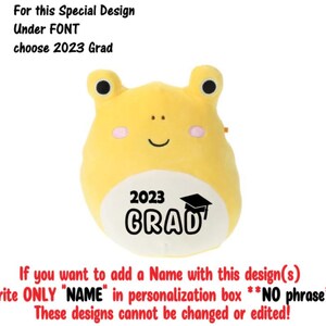 Personalized Squishmallow Toad Plush Toy, Garden Squad - Etsy