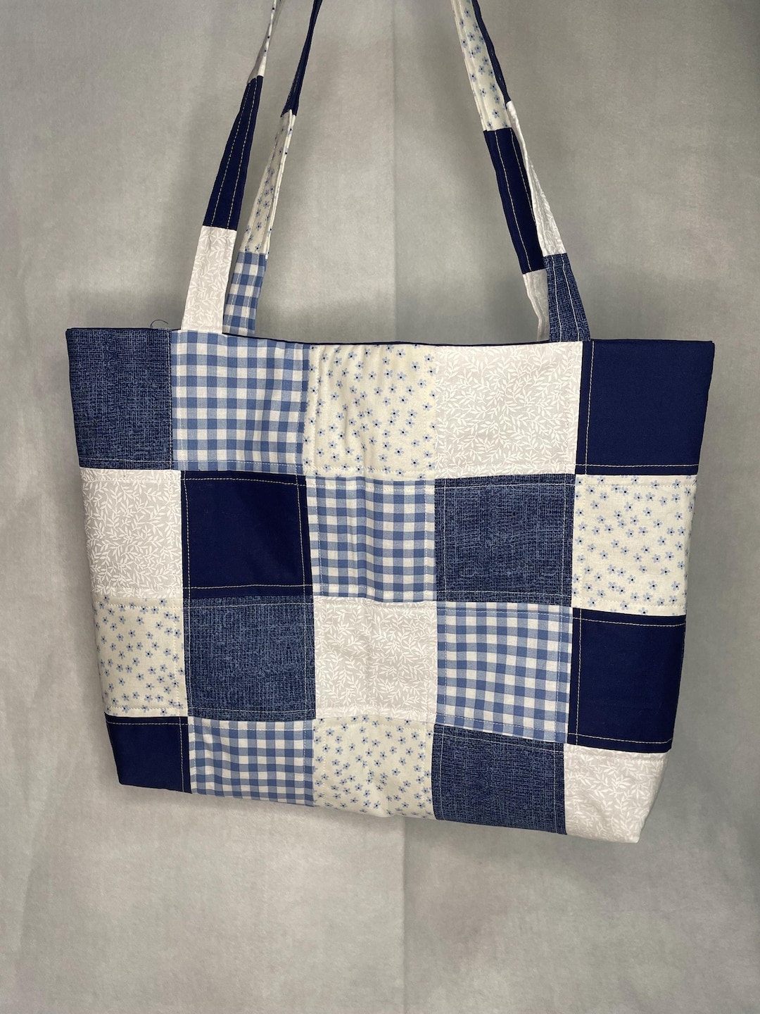 Quilted Tote Bag - Etsy