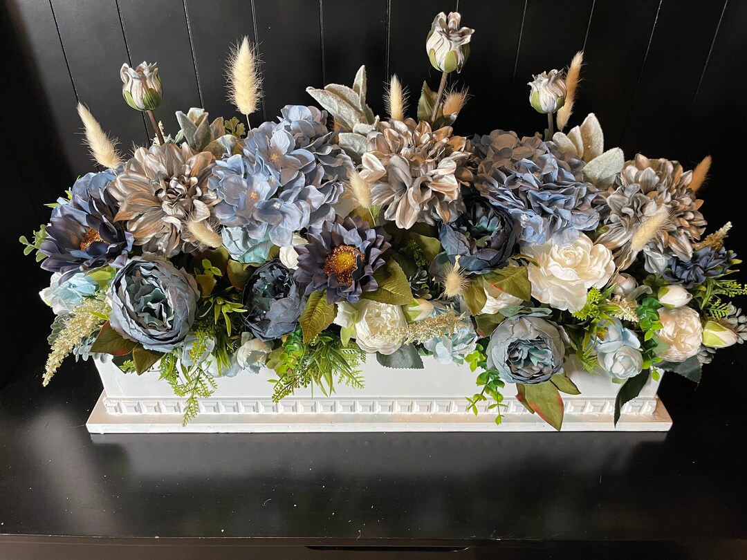 30 in Long Floral Runner Made to Order in Customers Choice of Color and ...