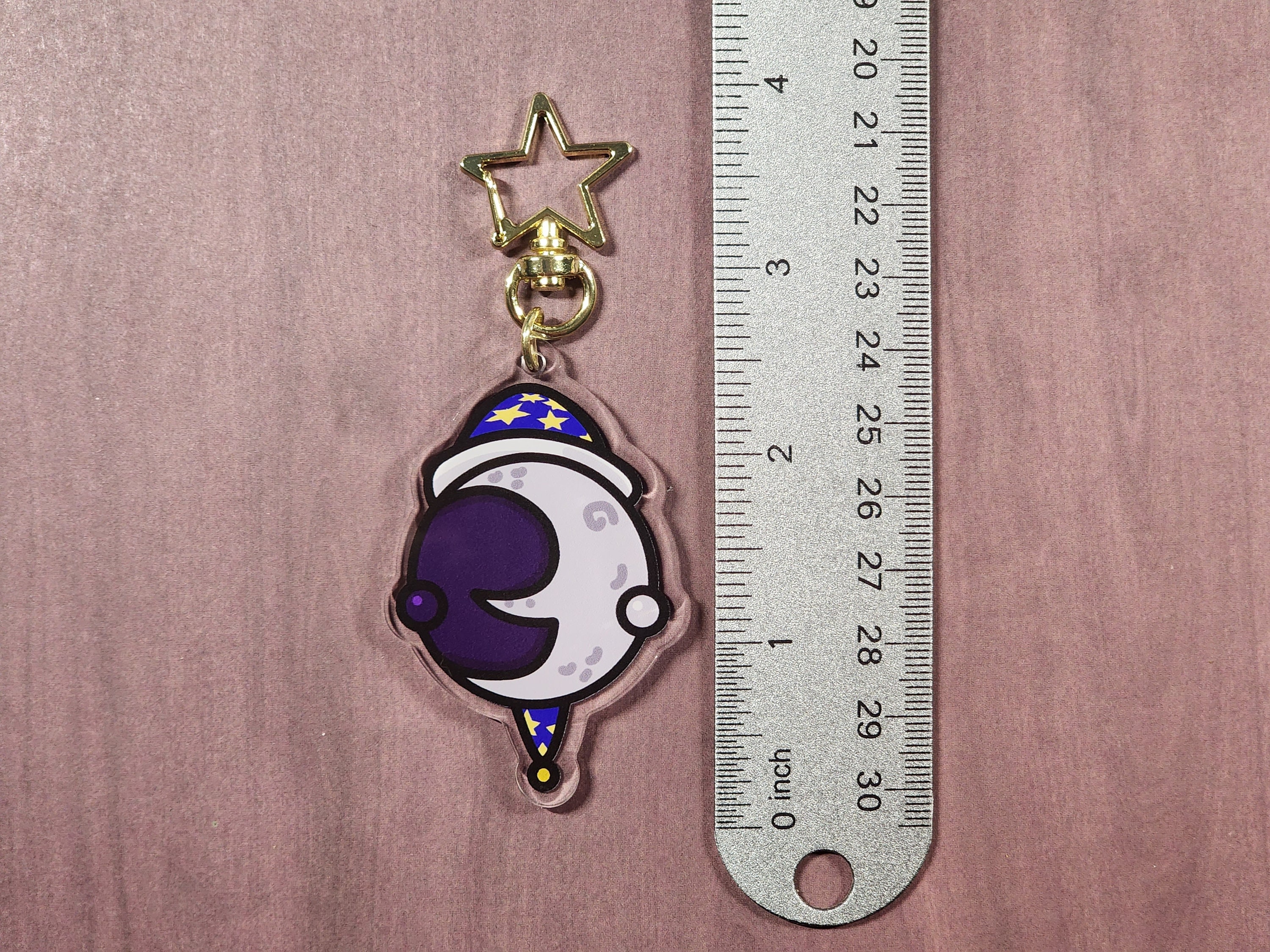 Animatronic Moon Keychain - Etsy