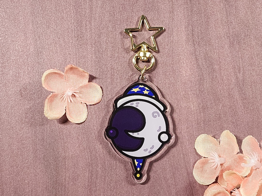 Animatronic Moon Keychain - Etsy