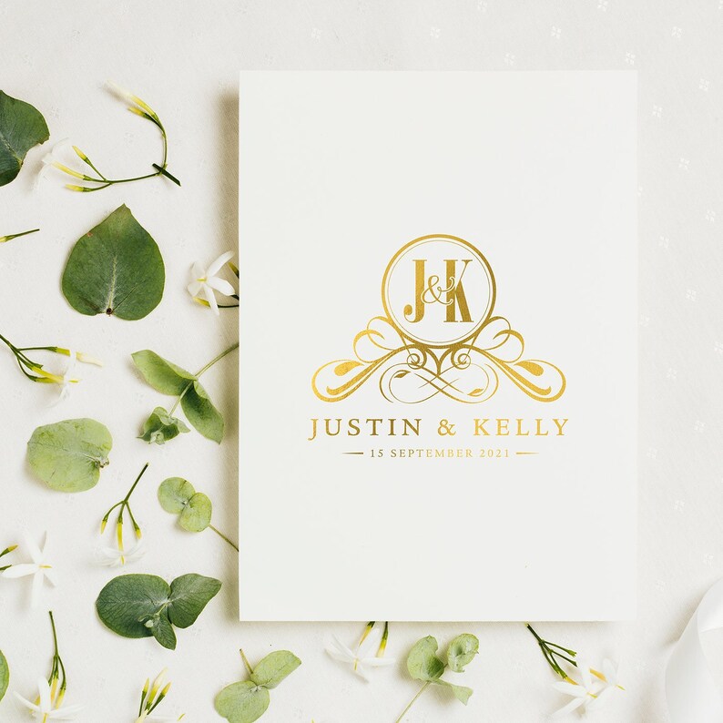 Elegant Wedding Monogram Wedding Monogram Wedding Logo | Etsy