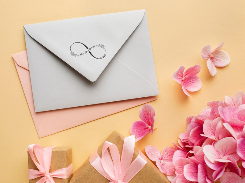 Infinity Logo, Elegant Wedding Monogram, Premade Wedding Monogram ...