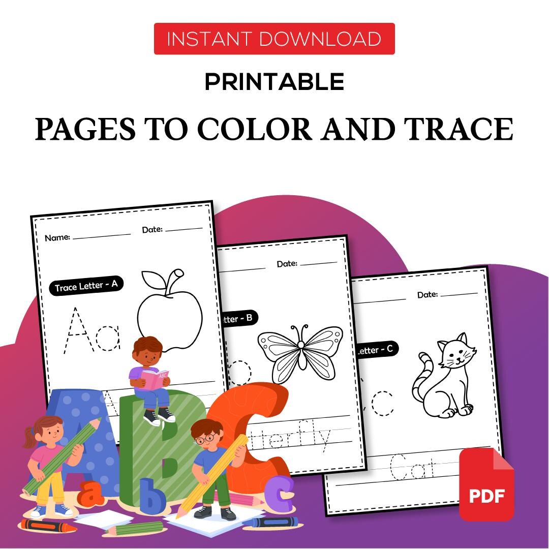 Printable Abc Workbook Preschool Tracing Activities Learn To Write