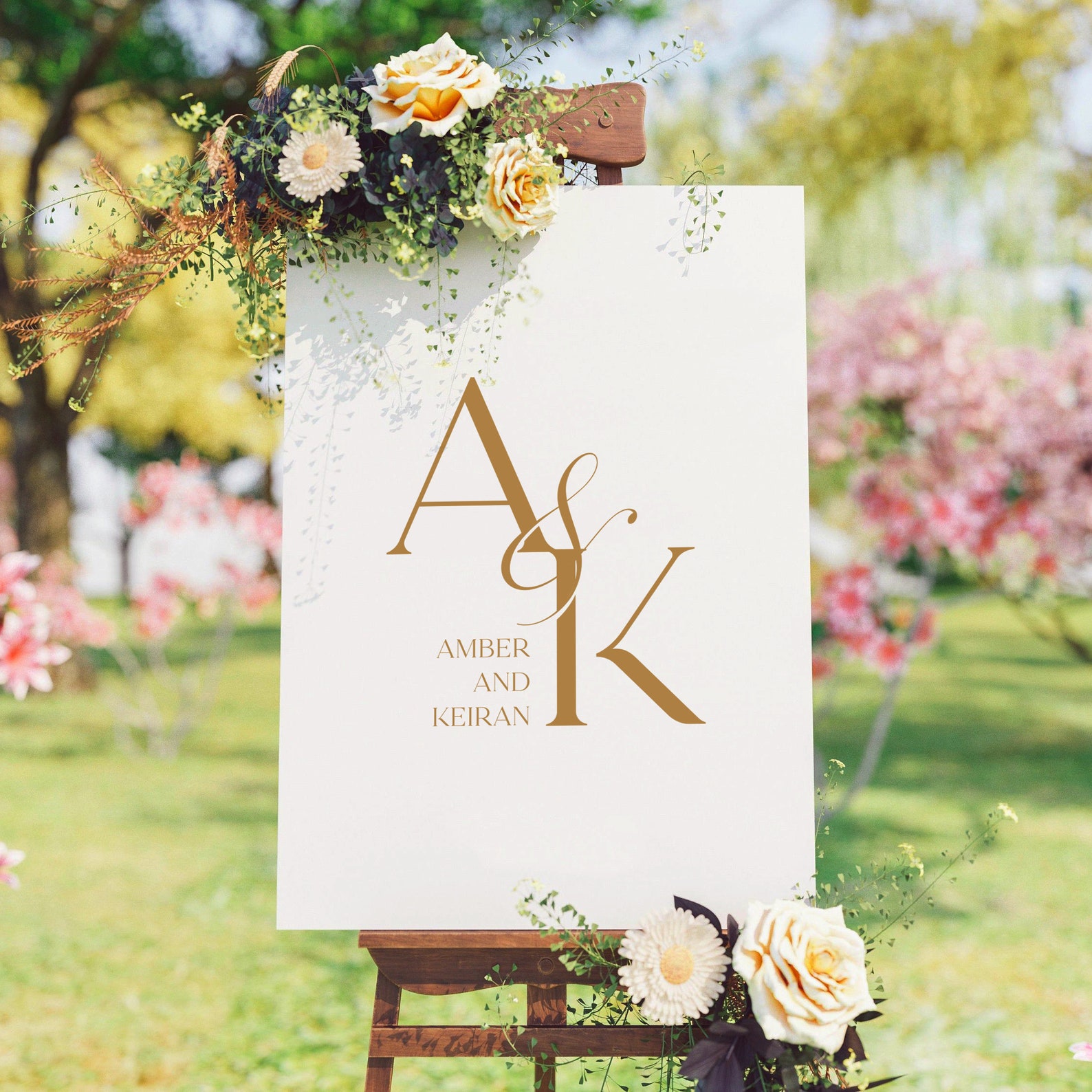 Elegant Wedding Monogram Premade Wedding Logo Design Wedding | Etsy