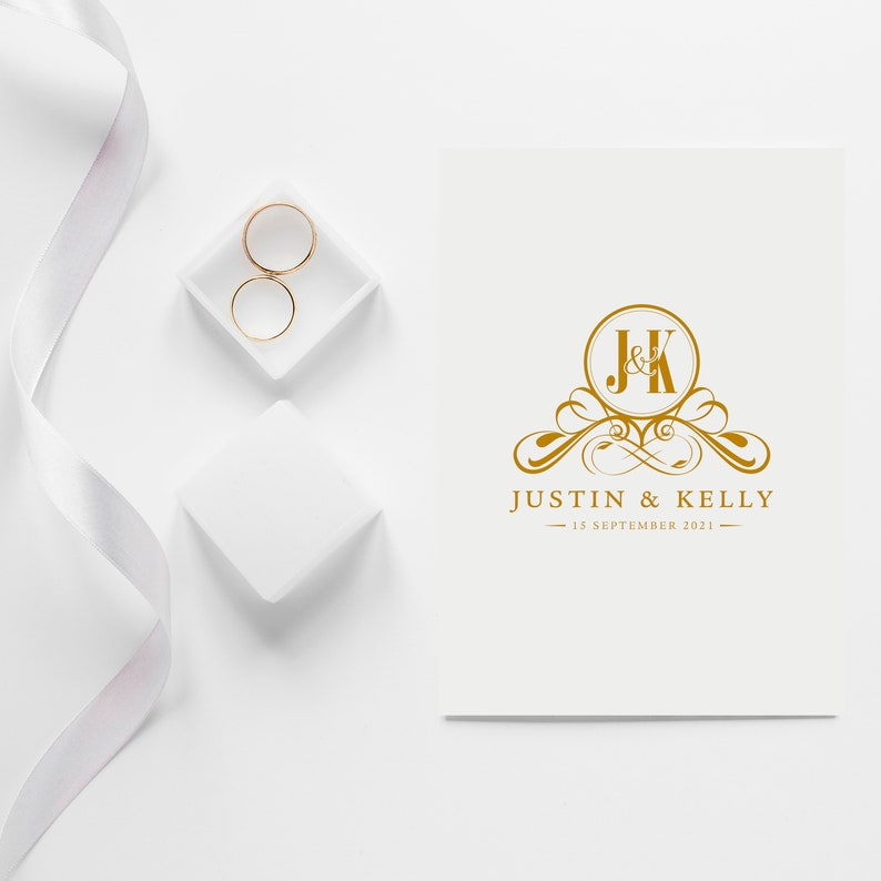 Elegant Wedding Monogram Wedding Monogram Wedding Logo | Etsy