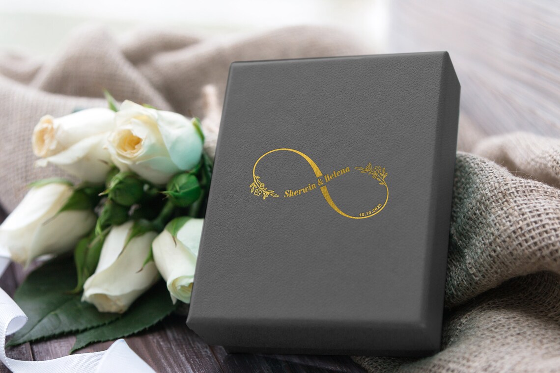 Infinity Logo Elegant Wedding Monogram Custom Wedding - Etsy